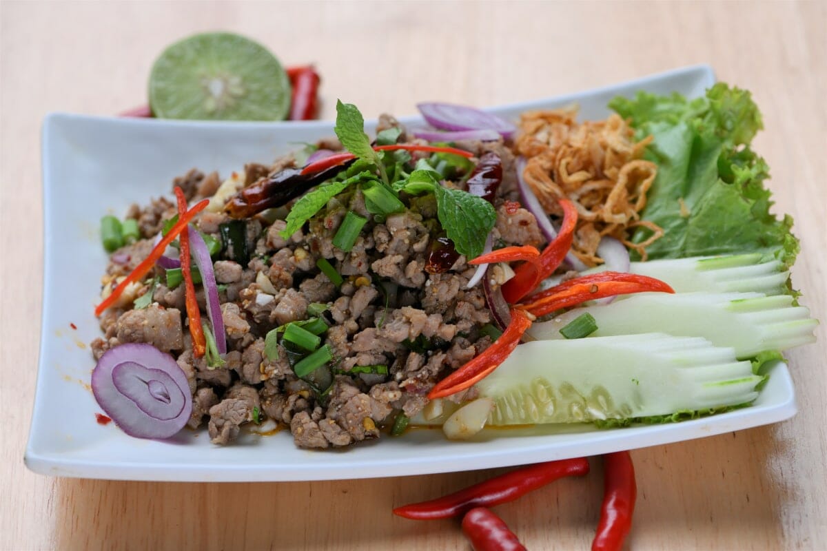 Menu - ลาบนัวอุดร ร้านอาหารอีสาน